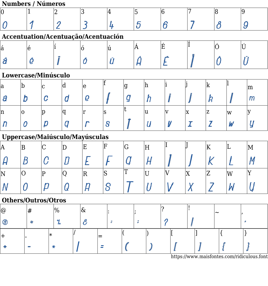 Ridiculous: Free Font Download | MaisFontes