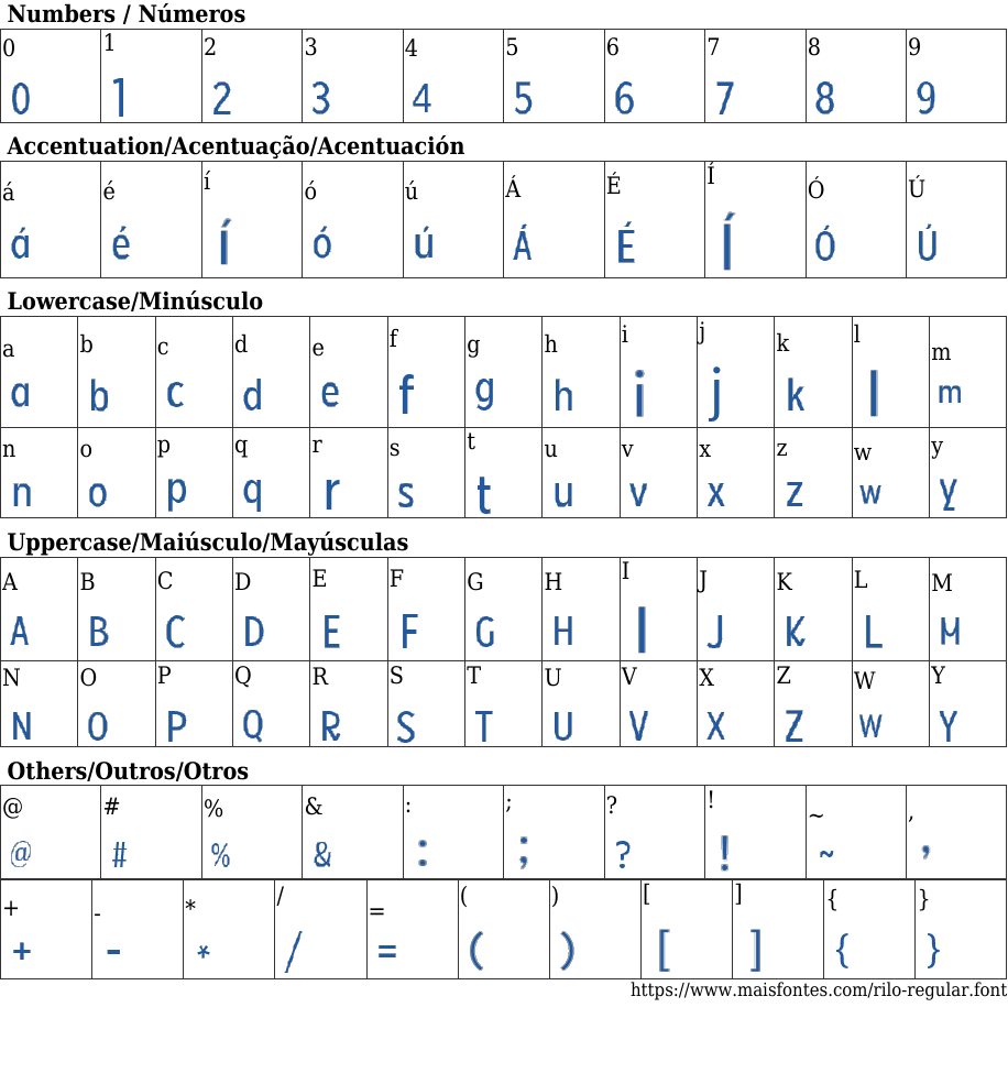 Rilo Regular: Baixar Fonte Grátis | MaisFontes