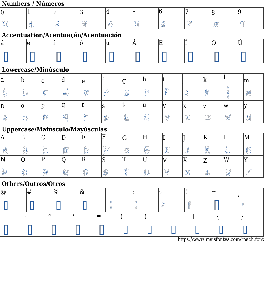 ROACH: Download Free Font | MaisFontes