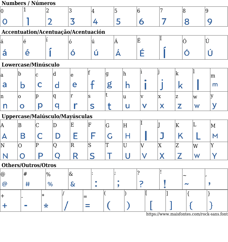 Rock Sans Font: Free Download | MaisFontes