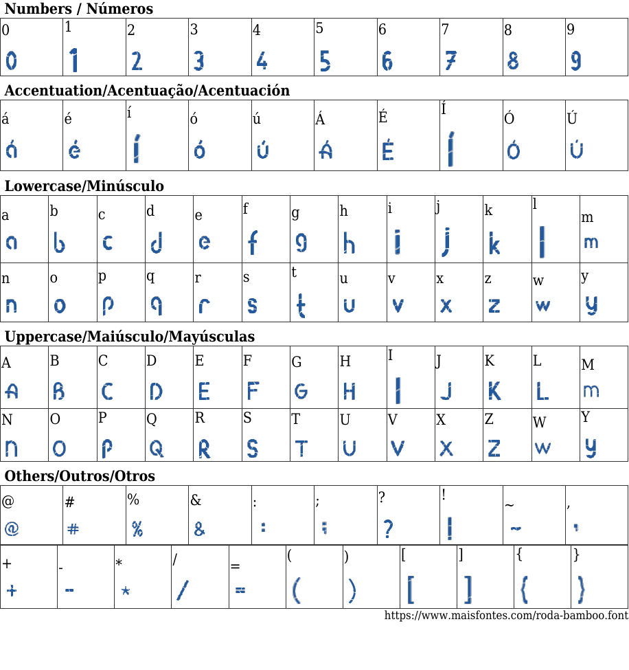 Roda Bamboo: Free Font Download | MaisFontes