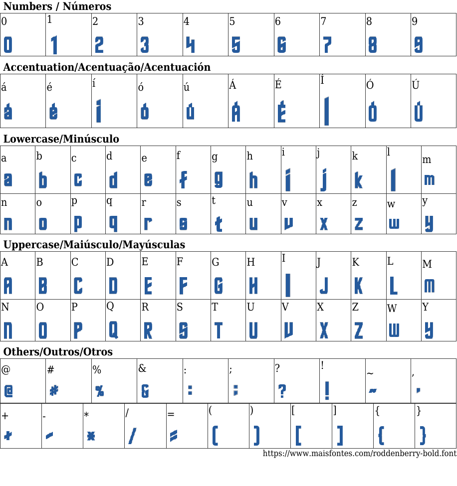 Roddenberry Bold Font: Free Download | MaisFontes