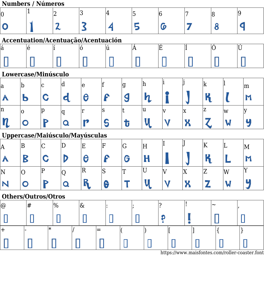 Roller Coaster: Free Font Download | MaisFontes