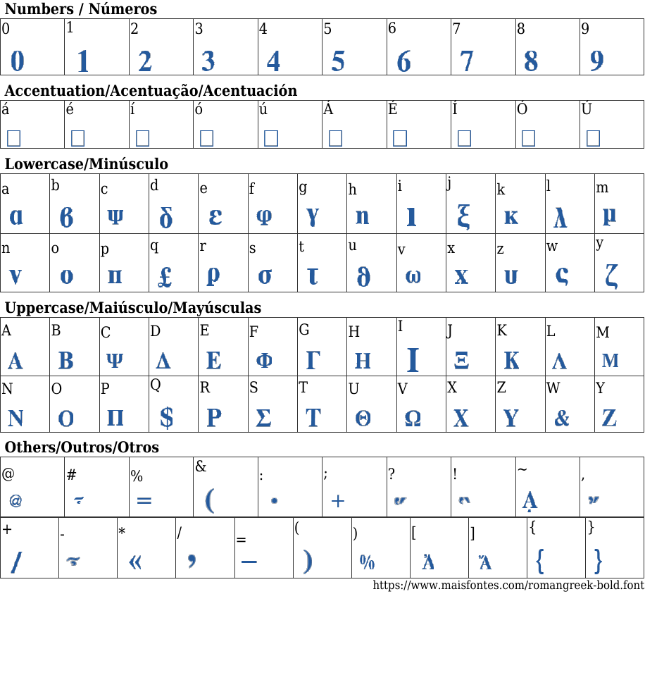 Roman Greek Bold: Free Font Download | MaisFontes