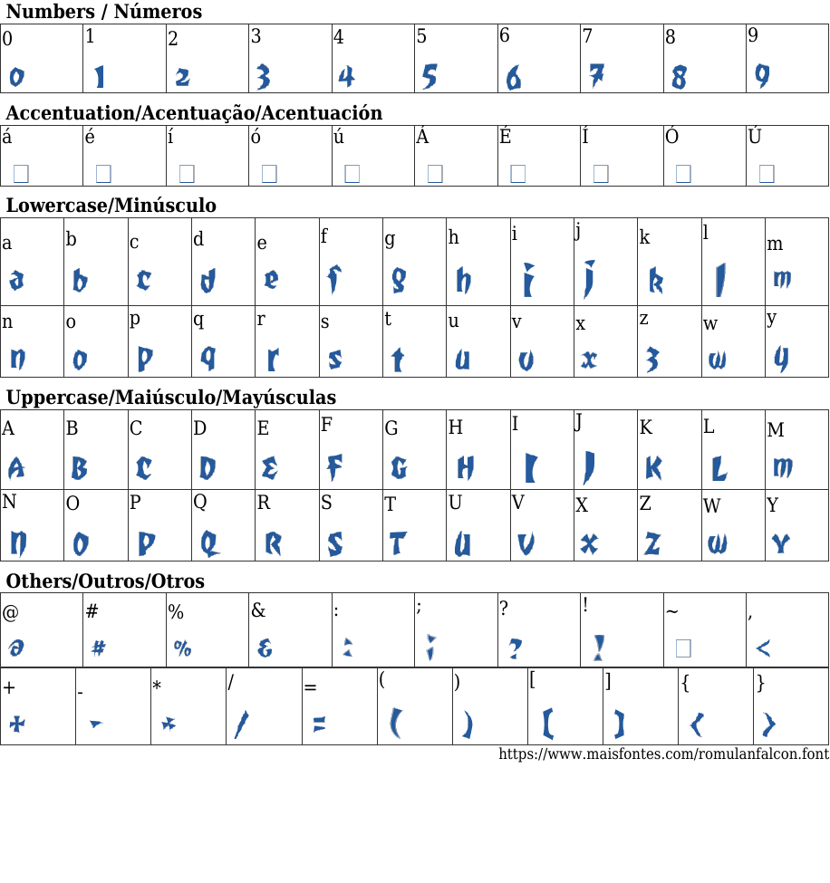Romulan Falcon: Baixar Fonte Grátis | MaisFontes