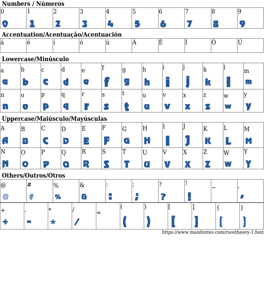RoostHeavy: Baixar Fonte Grátis | MaisFontes