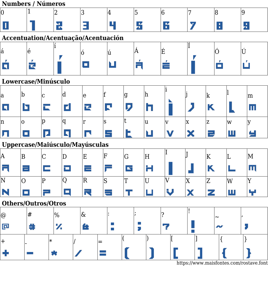 Rostave: Baixar Fonte Grátis | MaisFontes