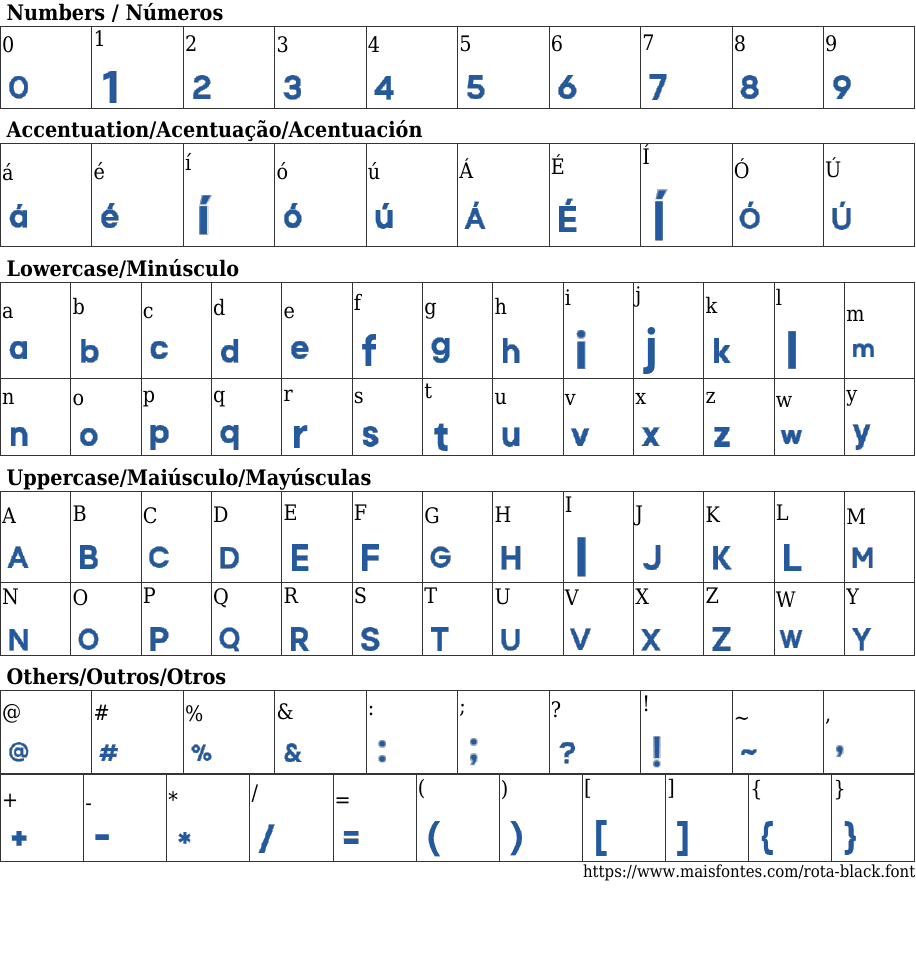Rota Black Font: Free Download | MaisFontes