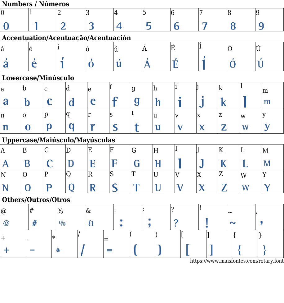 Rotary: Free Font Download | MaisFontes