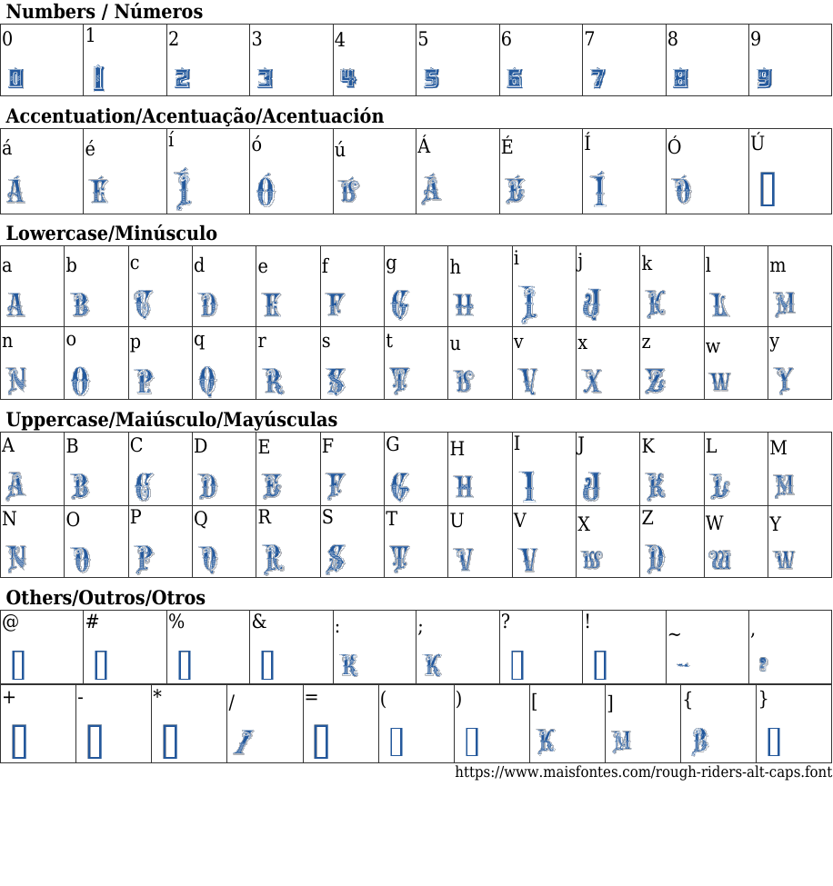 Rough Riders Alt Caps: Download Free Font | MaisFontes