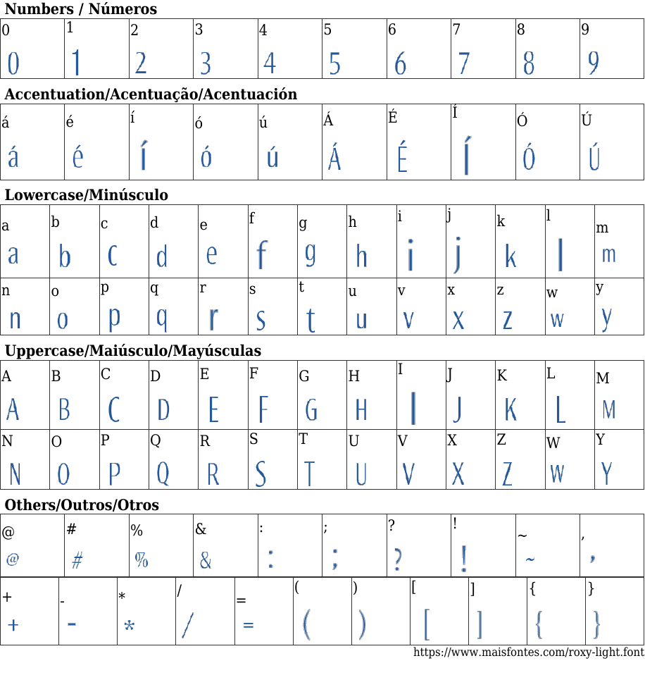 Roxy Light: Free Font Download | MaisFontes