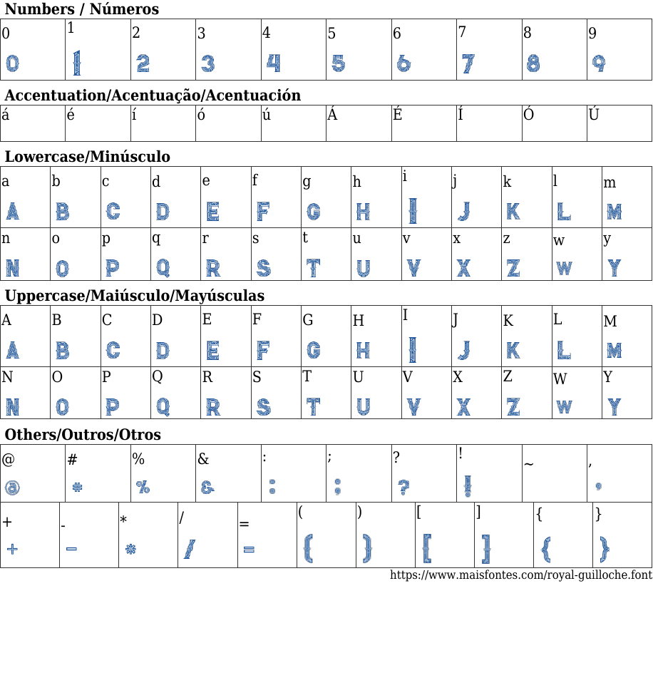 Royal guilloche Font: Free Download | MaisFontes