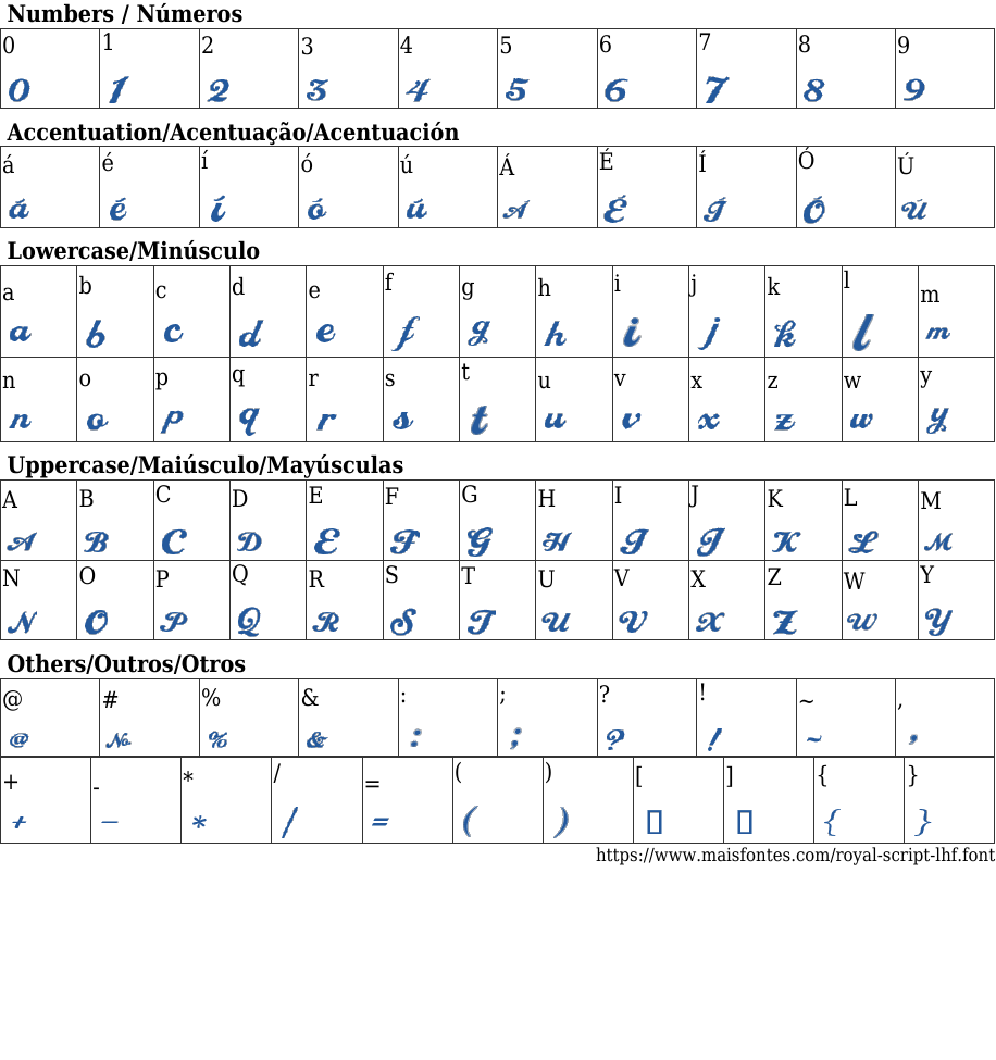 Royal Script LHF: Free Font Download | MaisFontes