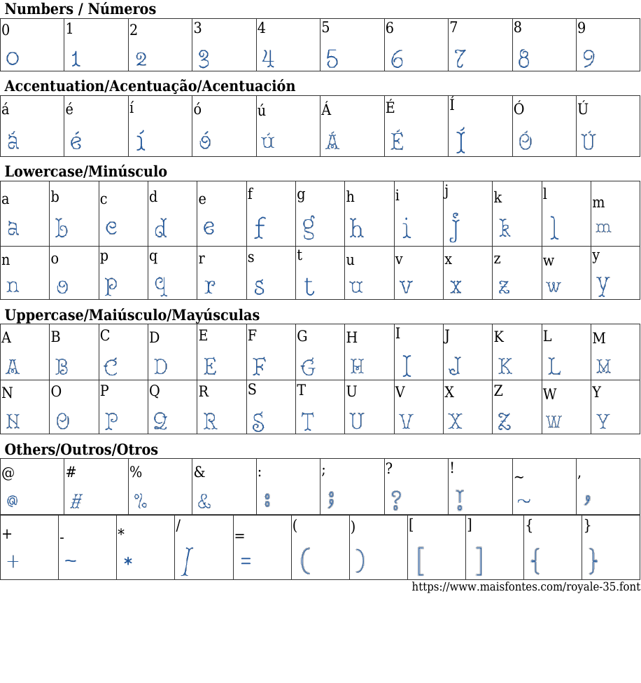 Royale 35: Free Font Download | MaisFontes