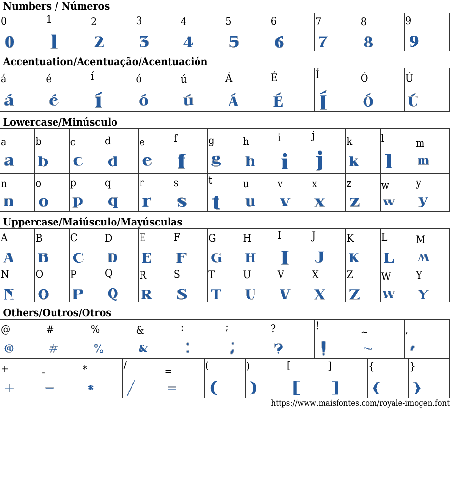 Royale Imogen: Free Font Download | MaisFontes