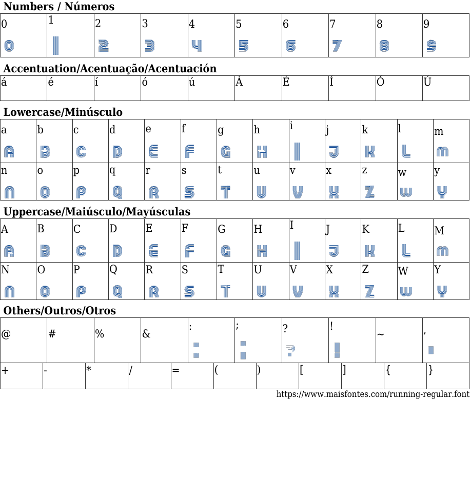 Running Regular: Baixar Fonte Grátis | MaisFontes
