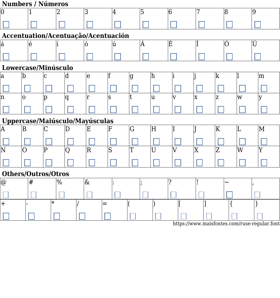 RUSE Regular Font: Free Download | MaisFontes
