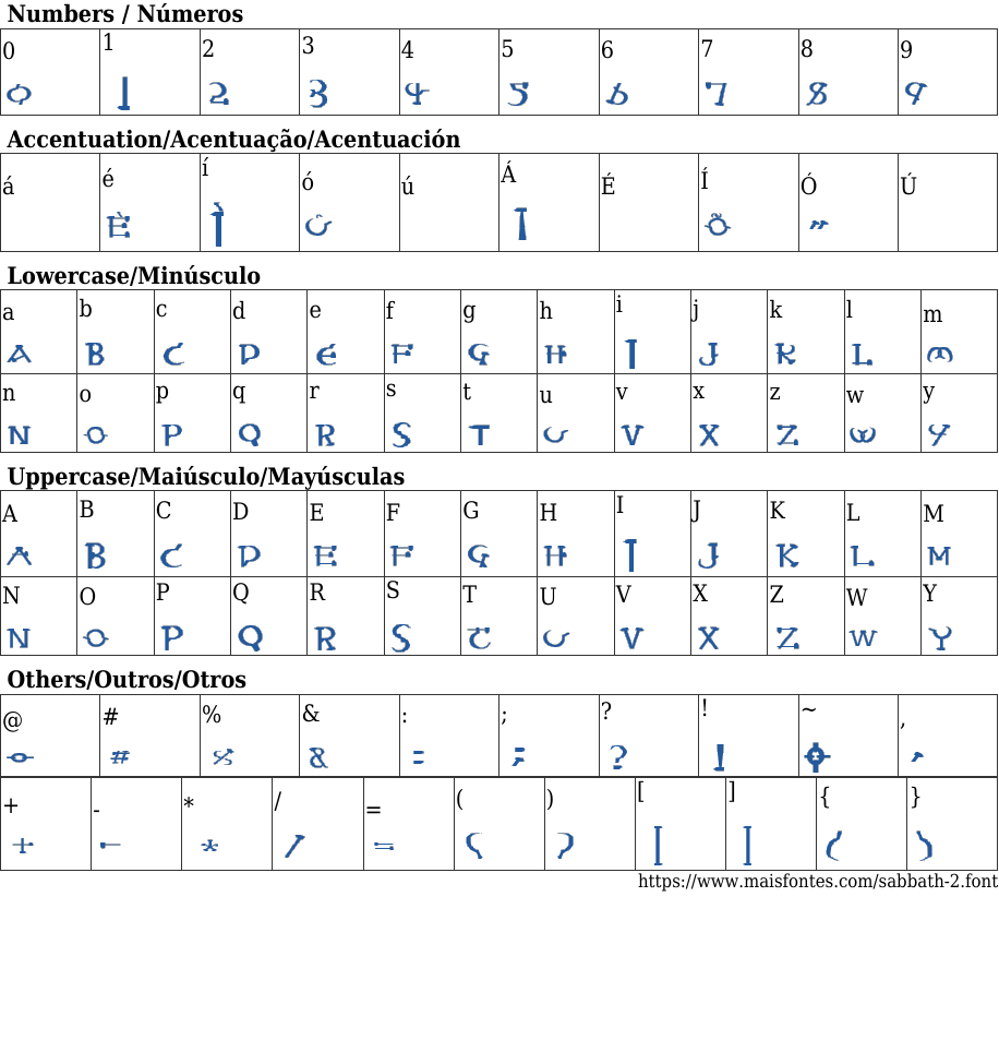 Sabbath 2: Free Font Download | MaisFontes