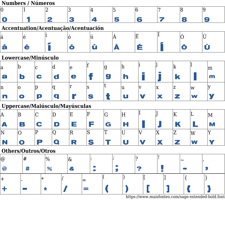 Sage Extended Bold: Free Font Download | MaisFontes