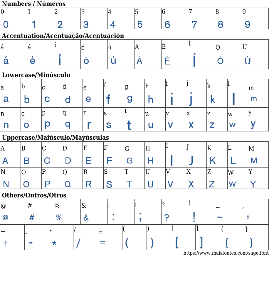 Sage Font: Free Download | MaisFontes