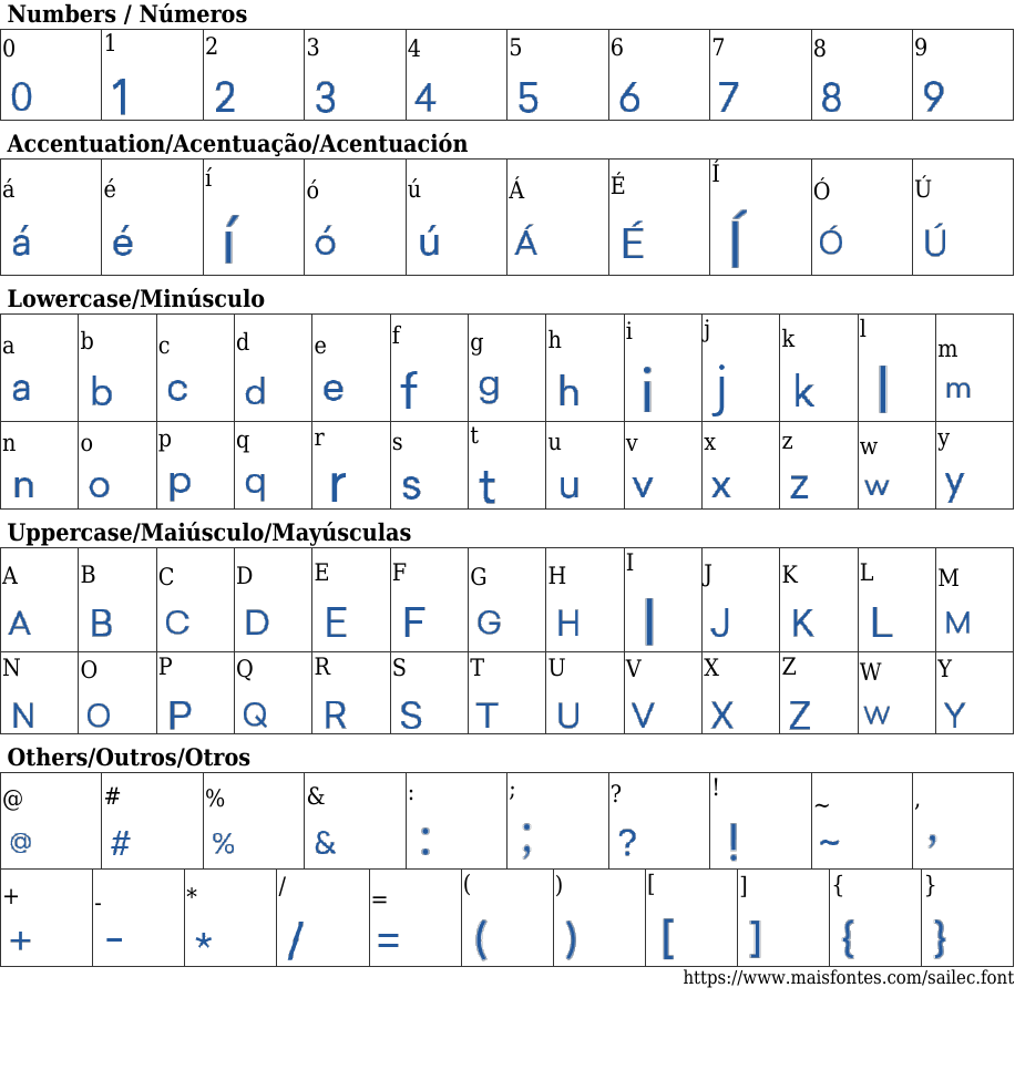 Sailec: Free Font Download | MaisFontes
