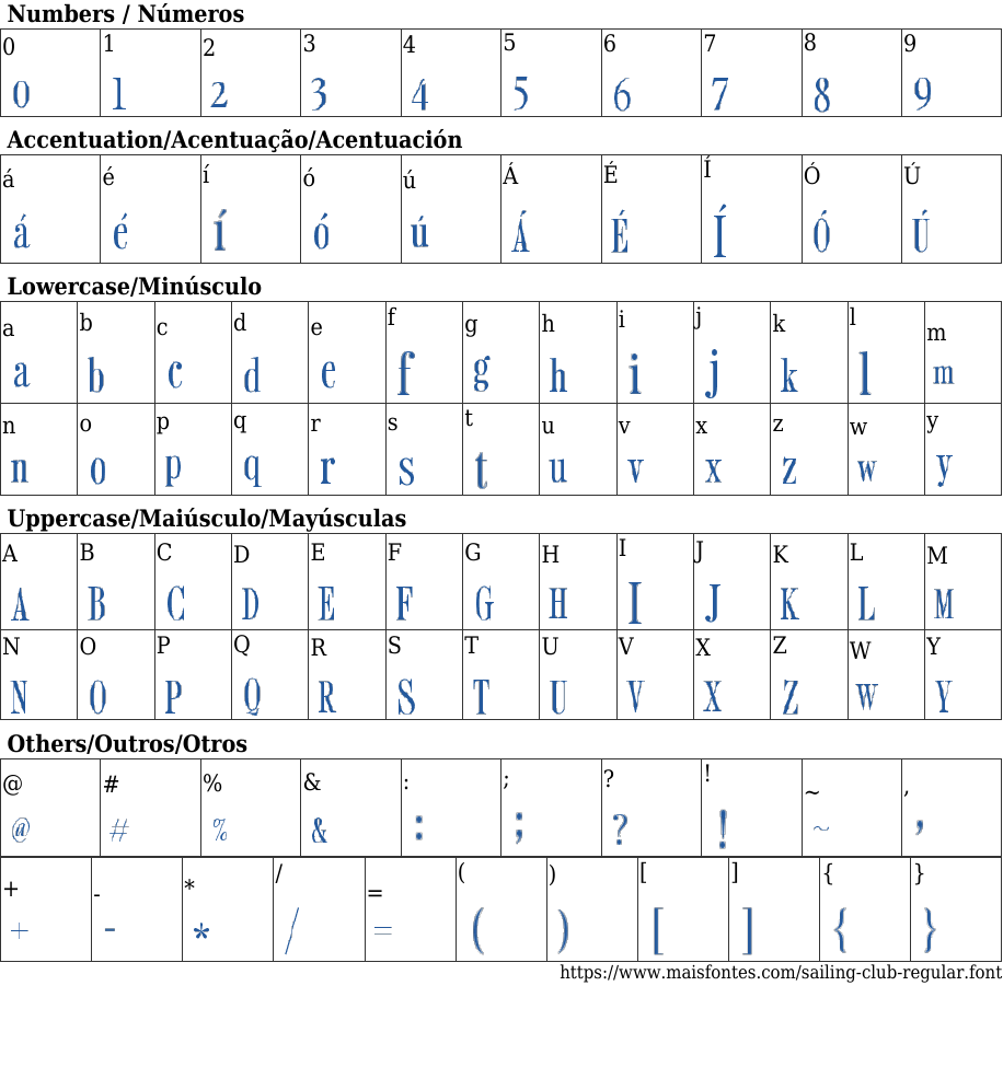 Sailing Club Regular: Free Font Download | MaisFontes