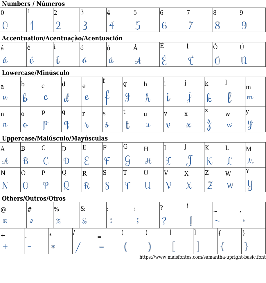 Samantha Upright BASIC: Free Font Download | MaisFontes