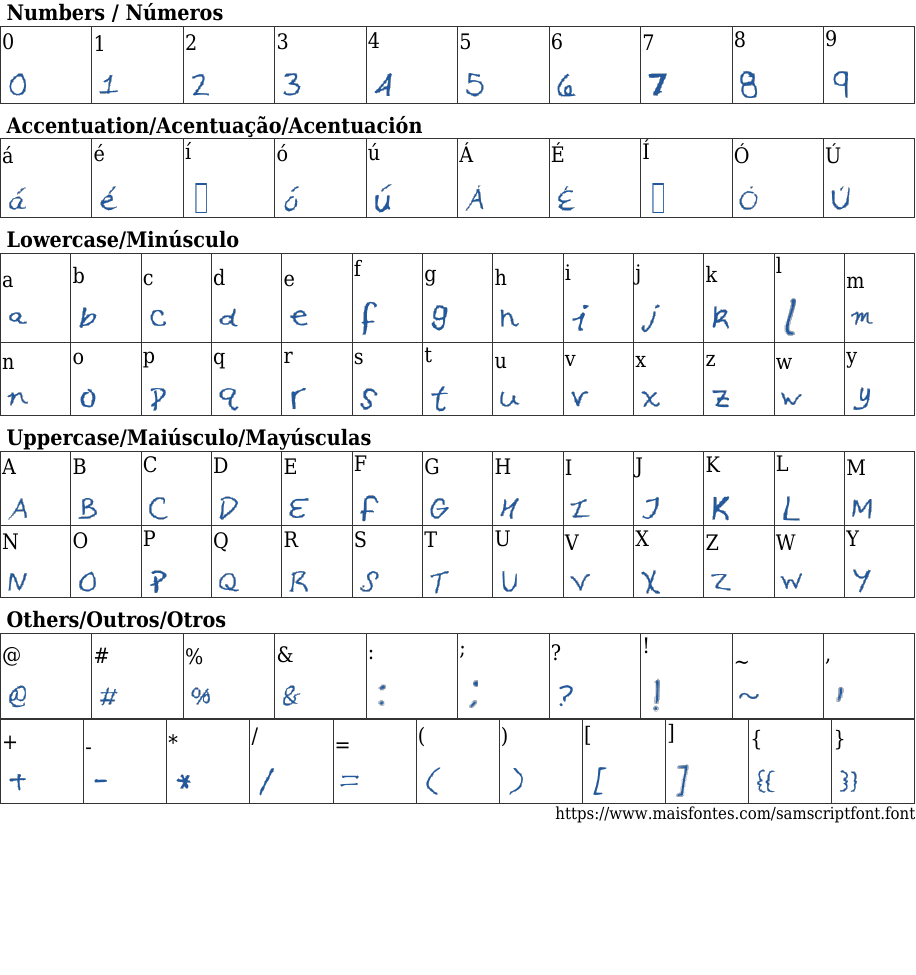Sam Script: Baixar Fonte Grátis | MaisFontes