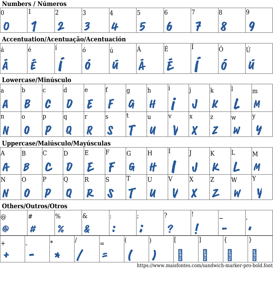 Sandwich Marker Pro Bold Font: Free Download | MaisFontes