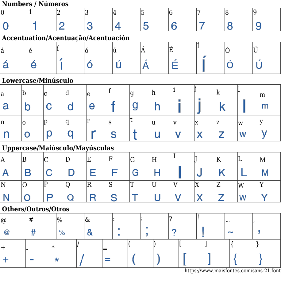 Sans Word Font: Free Download | MaisFontes