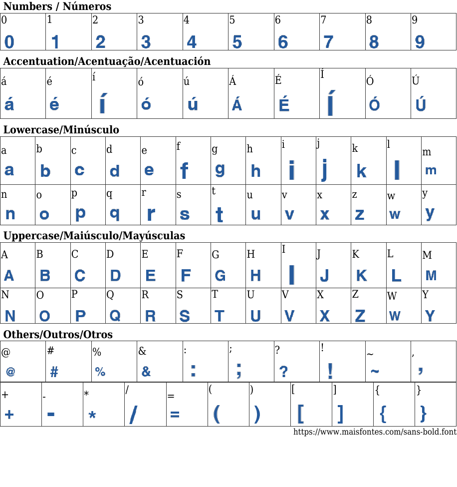 Sans Bold: Download Free Font | MaisFontes