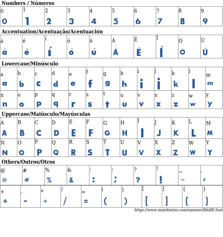 SansSerif FLF Bold: Free Font Download | MaisFontes