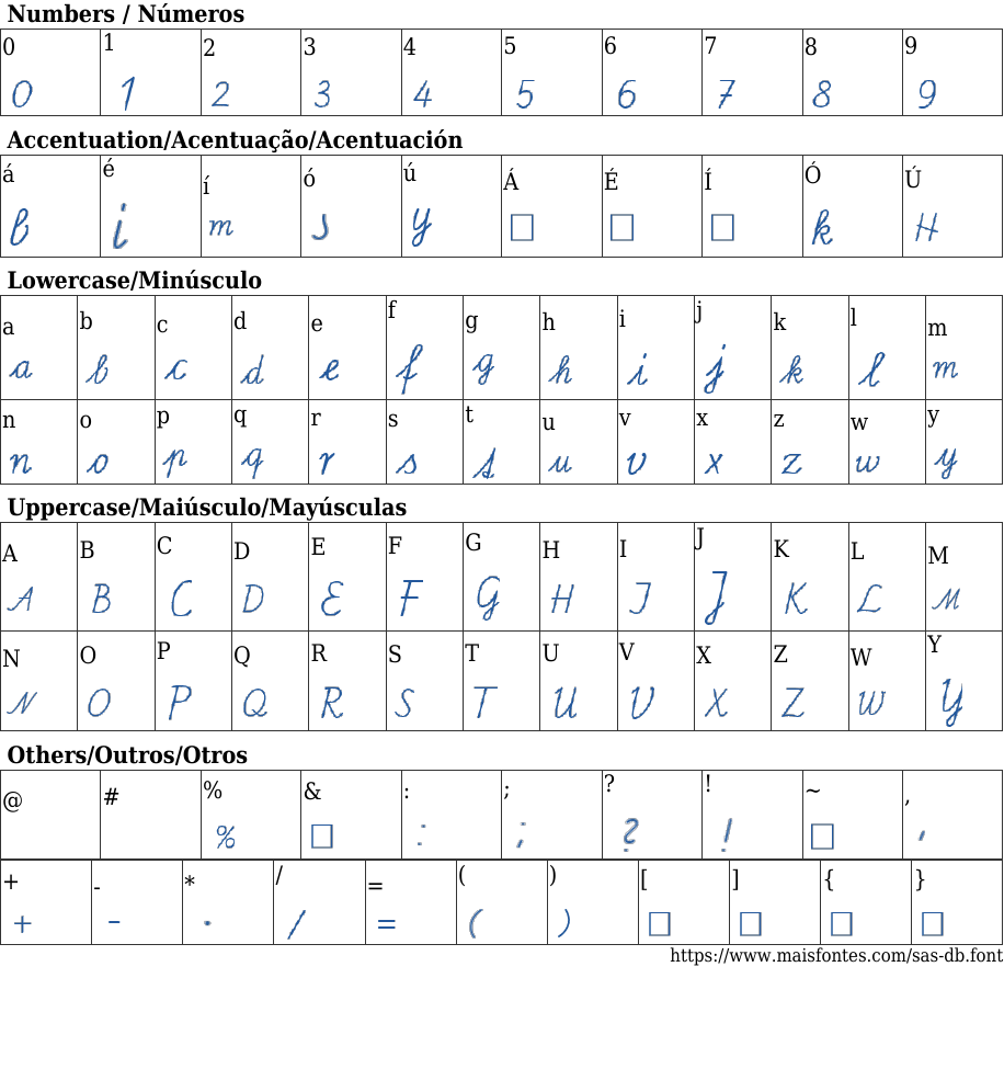 SAS DB: Free Font Download | MaisFontes
