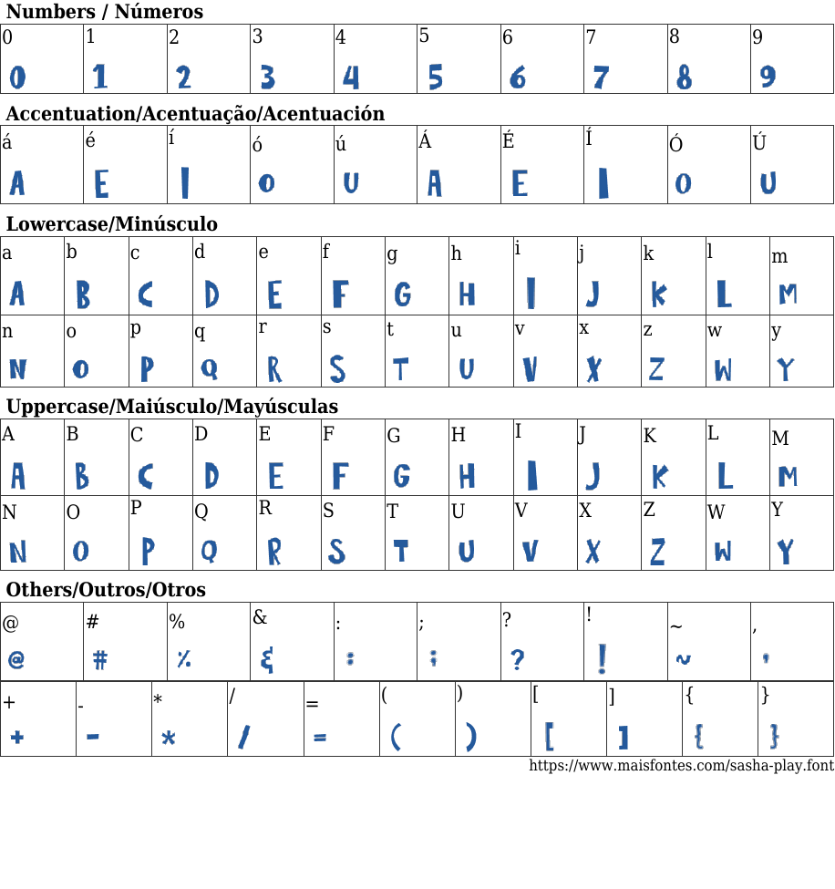 Sasha Play: Baixar Fonte Grátis | MaisFontes