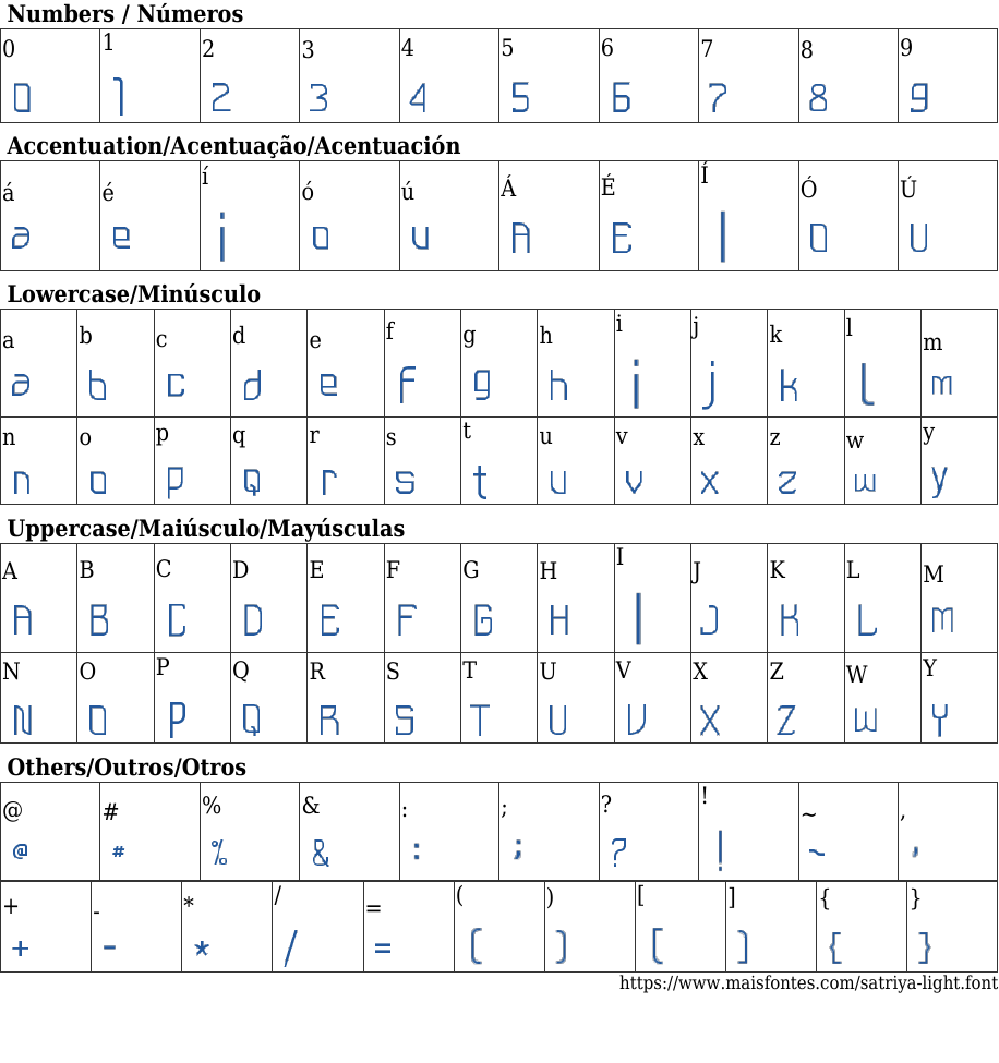 Satriya Light: Baixar Fonte Grátis | MaisFontes
