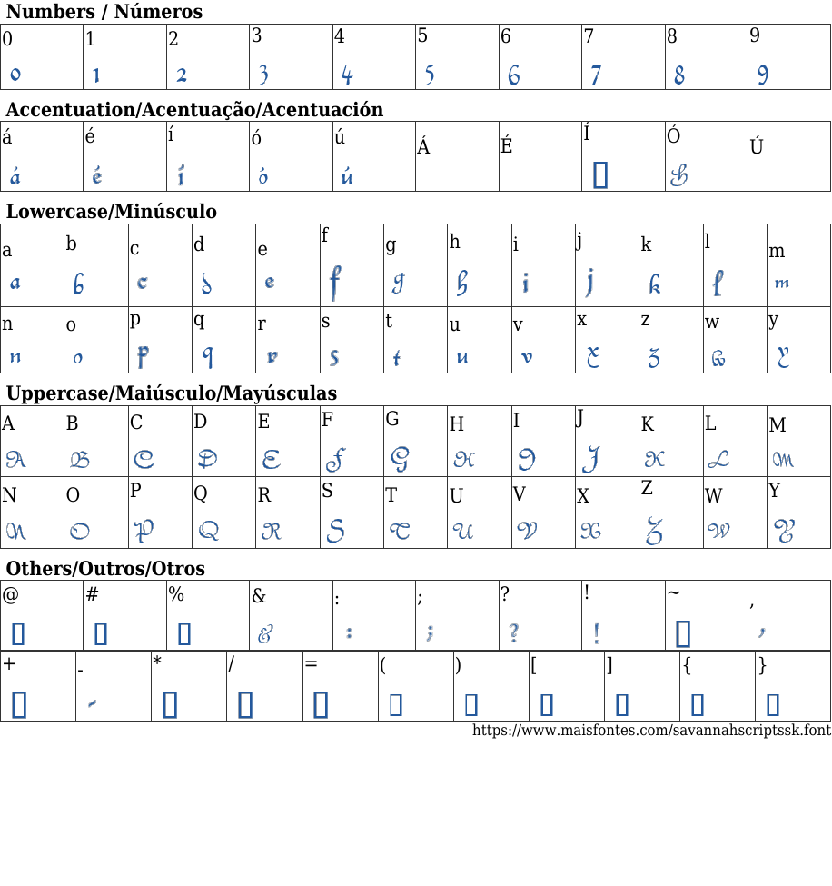 Savannah Script SSK: Free Font Download | MaisFontes