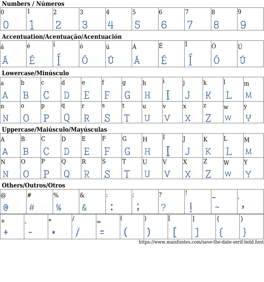 Save the Date Serif Bold: Free Font Download | MaisFontes