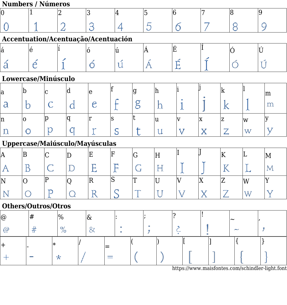Schindler Light: Baixar Fonte Grátis | MaisFontes