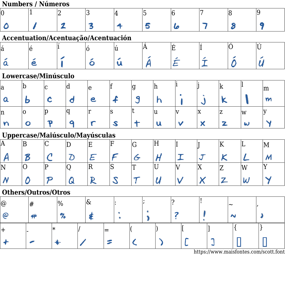 Scott: Download Free Font | MaisFontes