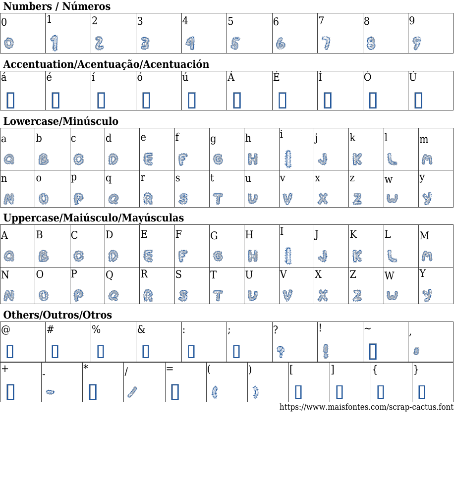 Scrap Cactus: Descargar Fuente Gratis | MaisFontes