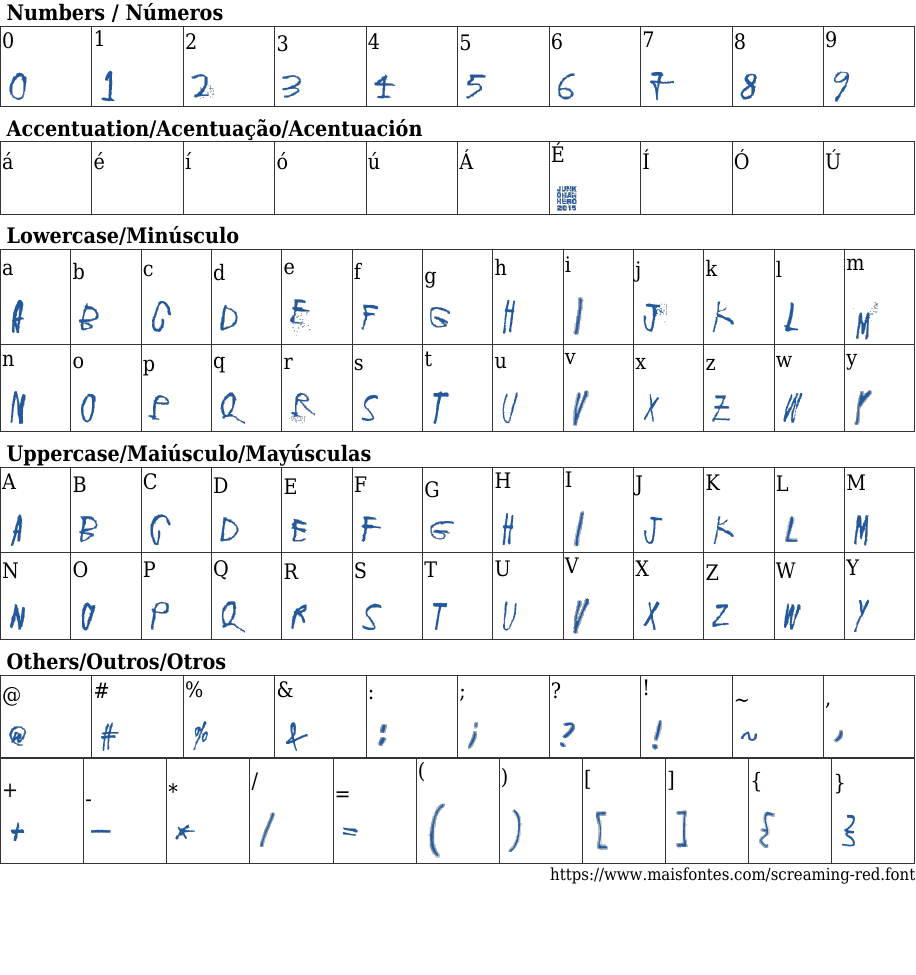 Screaming Red: Baixar Fonte Grátis | MaisFontes