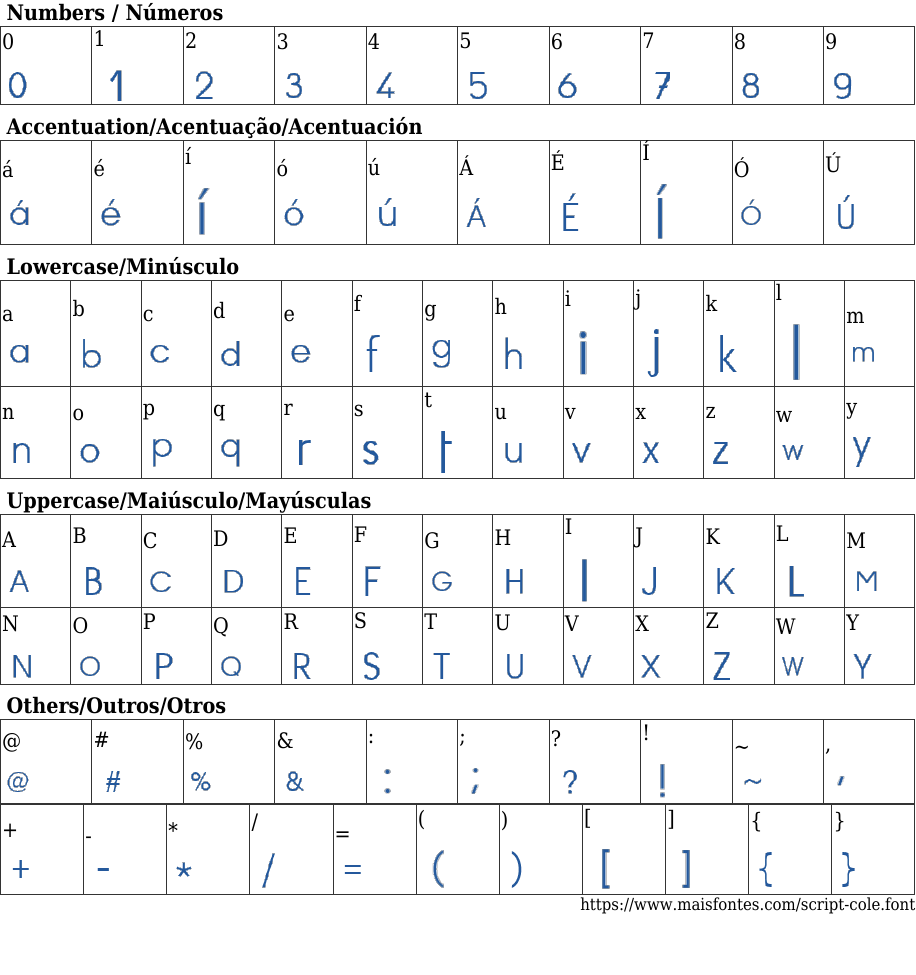 Téléchargement de la police Script cole | MaisFontes.com