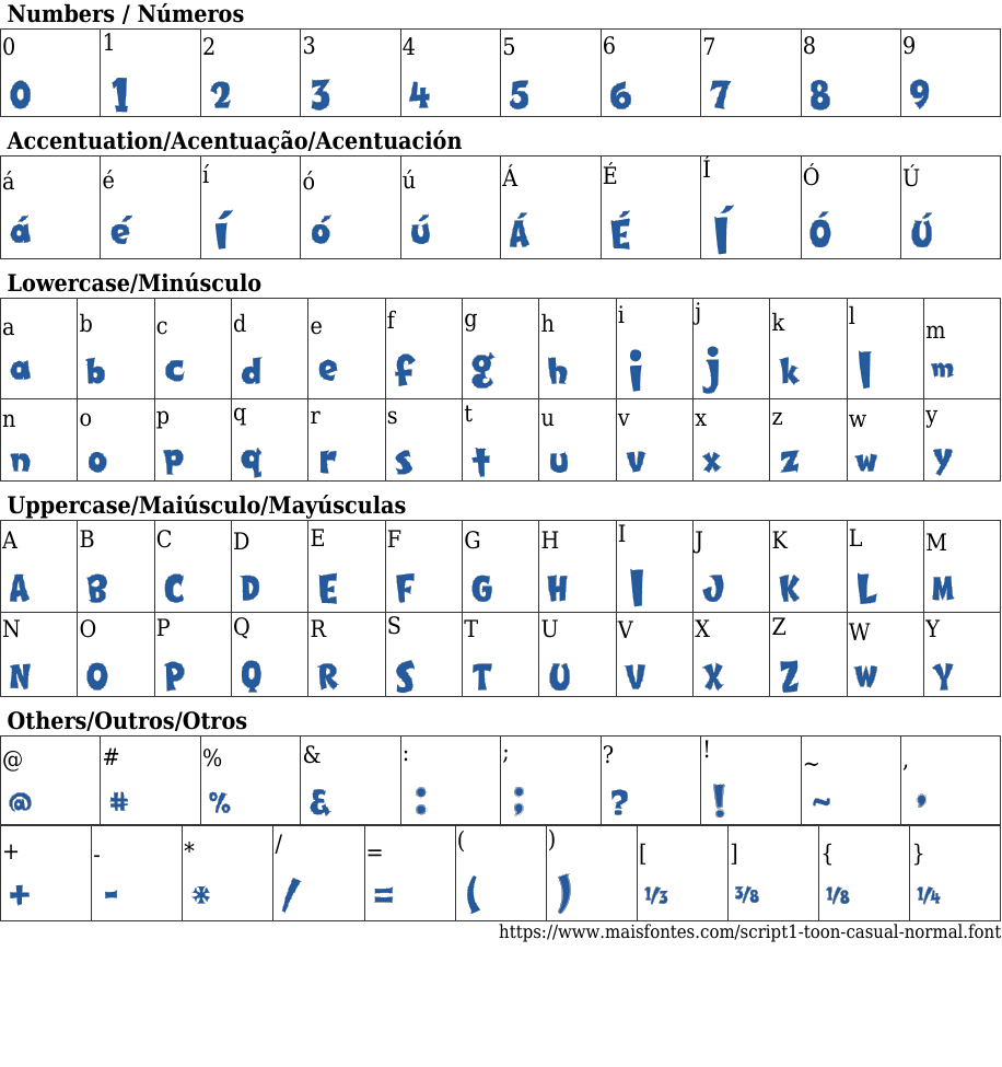 SCRIPT1 Toon Casual Normal: Free Font Download | MaisFontes