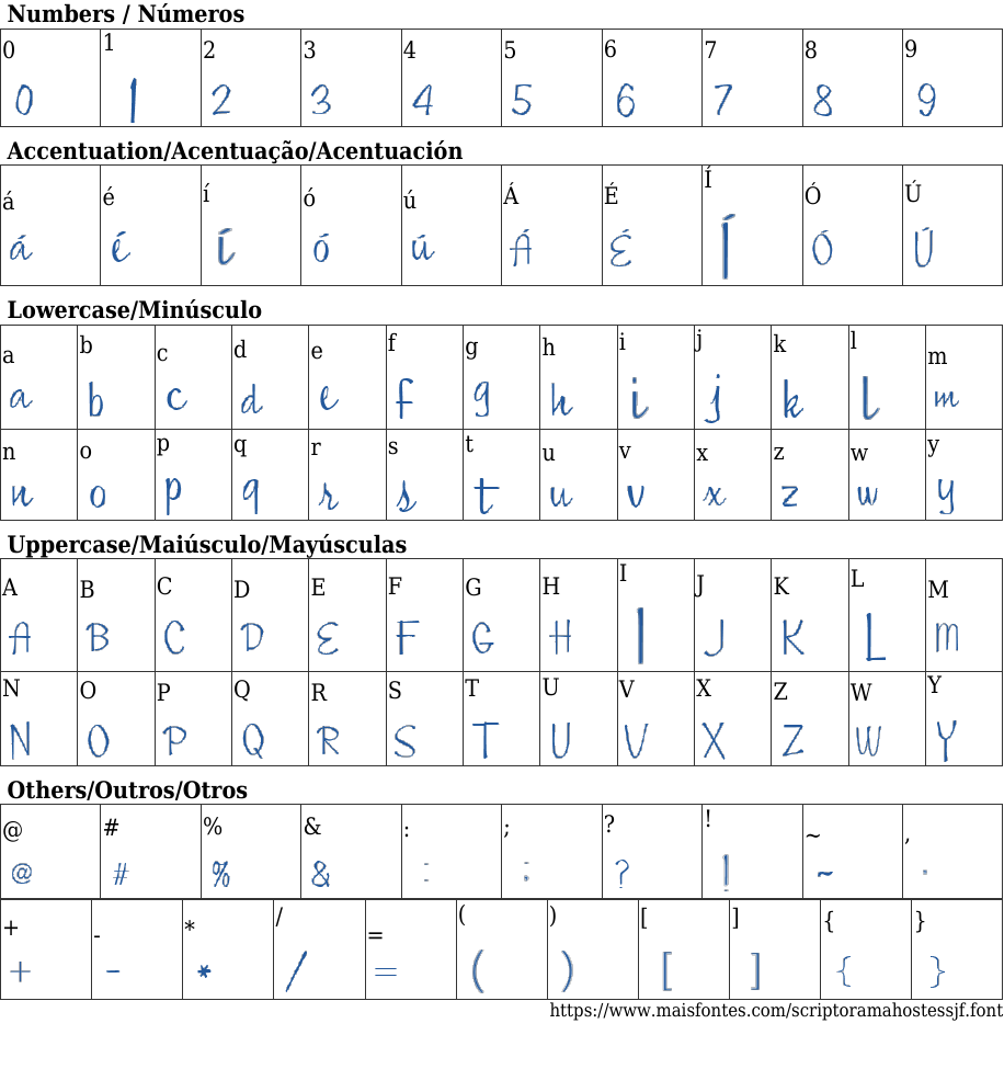 Scriptorama Hostess JF: Free Font Download | MaisFontes