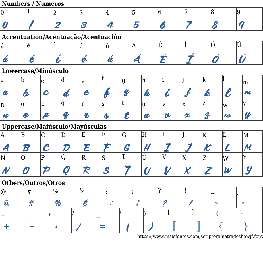 Scriptorama Tradeshow JF: Download Free Font | MaisFontes