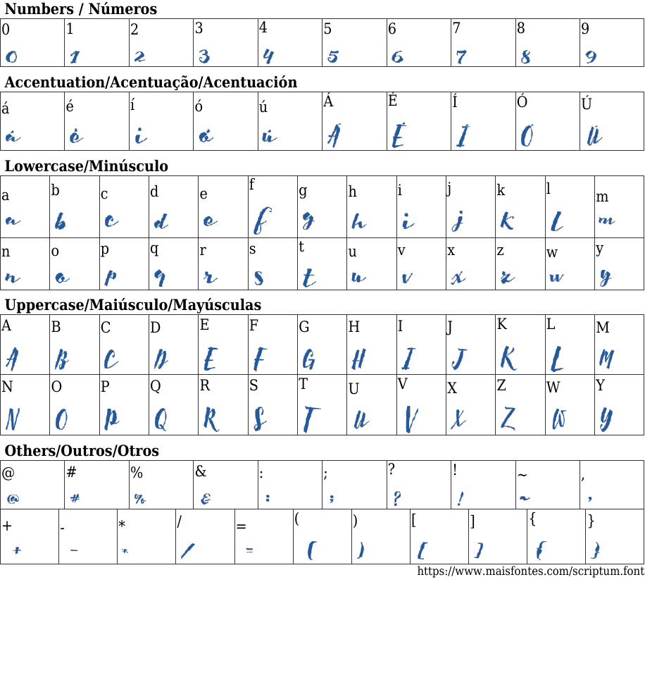 Scriptum: Free Font Download | MaisFontes