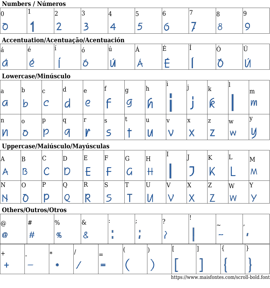 Scroll Bold Font: Free Download | MaisFontes