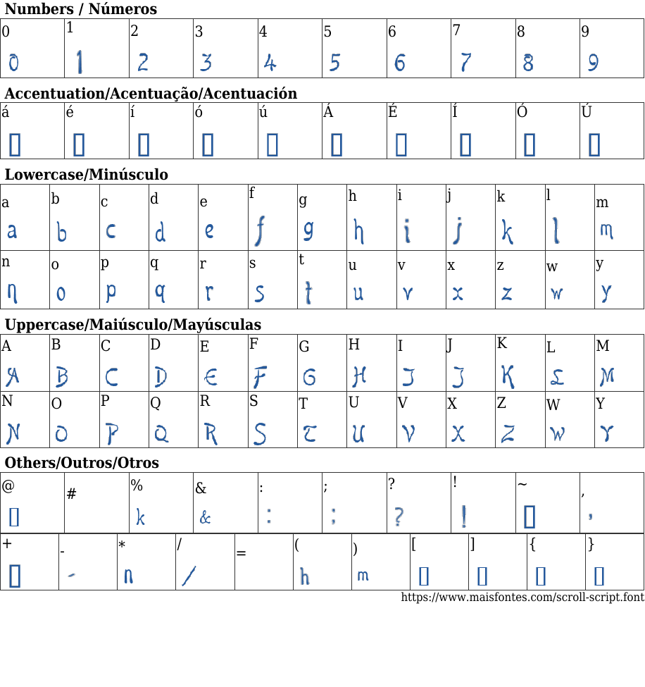Scroll Script: Download Free Font | MaisFontes