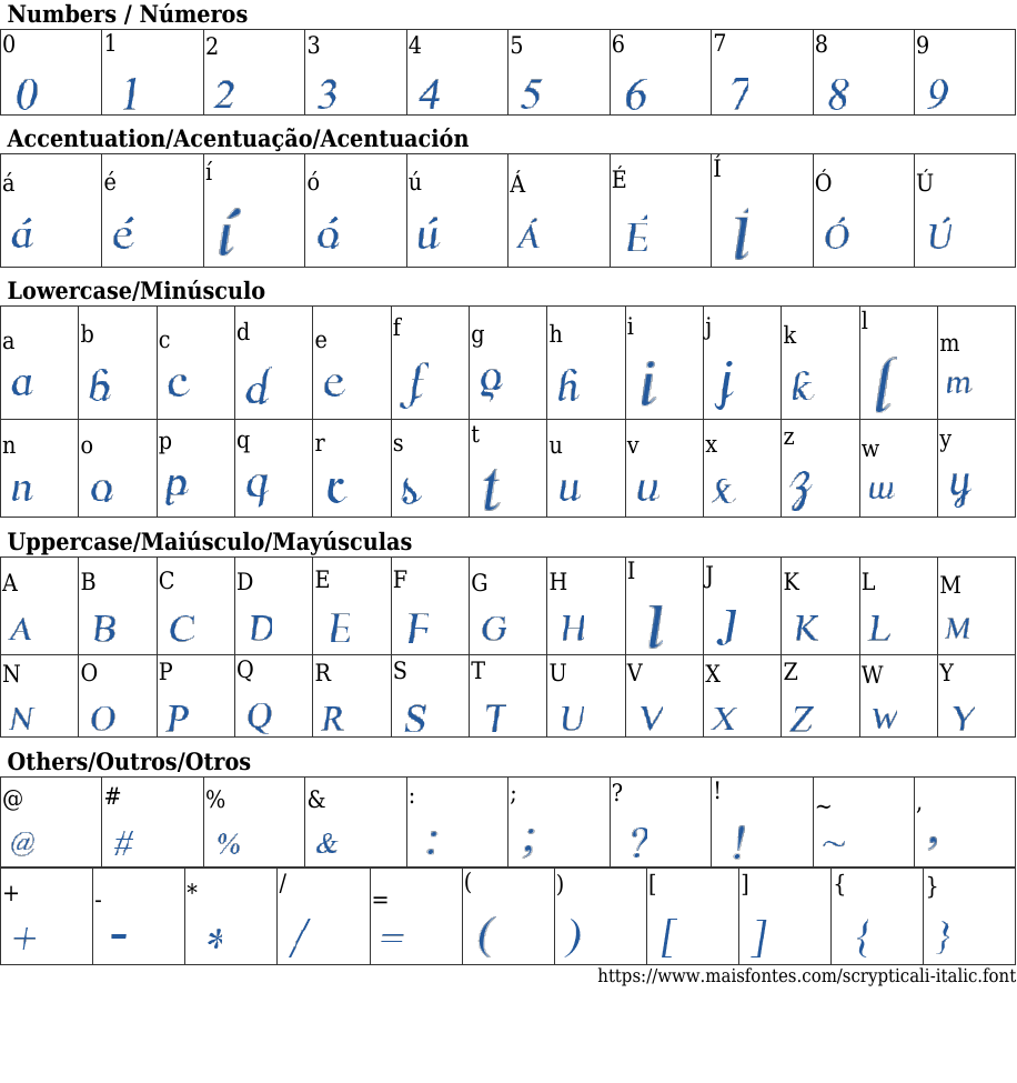 Scrypticali Italic: Baixar Fonte Grátis | MaisFontes