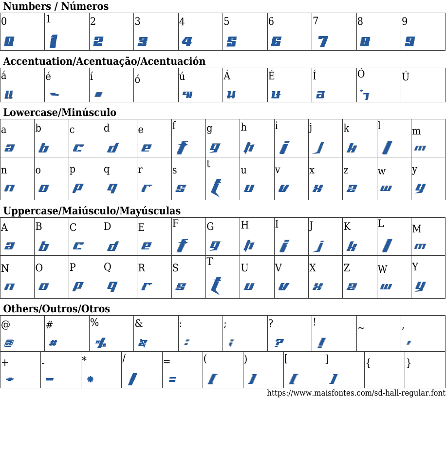 Sd hall Regular: Baixar Fonte Grátis | MaisFontes